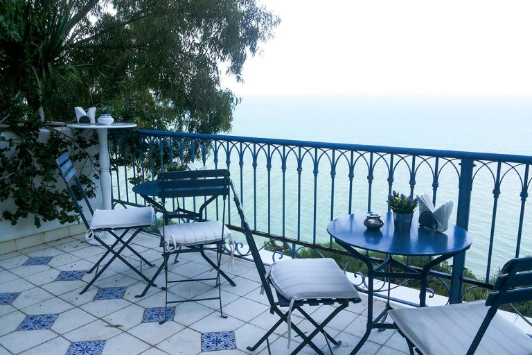 The gourmet restaurant of Villa Bleue Sidi Bou Said